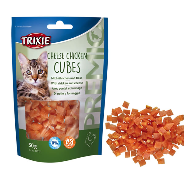Trixie: Poslastica za mačke Kubeti sa Piletinom i Sirom, 50 gr