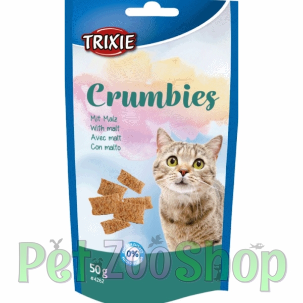 Trixie: Poslastice za mačke Crumbies, 50 gr