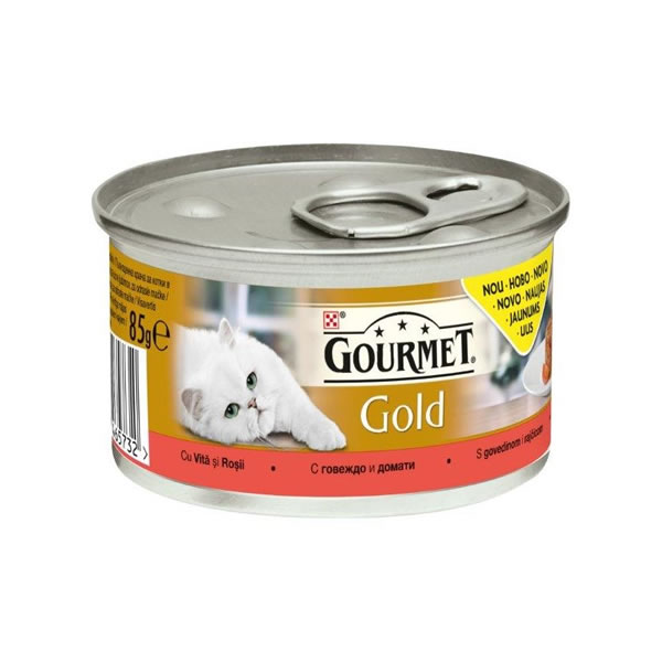Gourmet Gold: Konzerva za mačke Jagnjetina i Boranija Savoury Cake, 85g