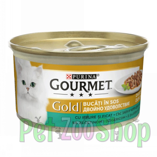 Gourmet Gold Konzerva za Mačke Zečetina i Džigerica 85g