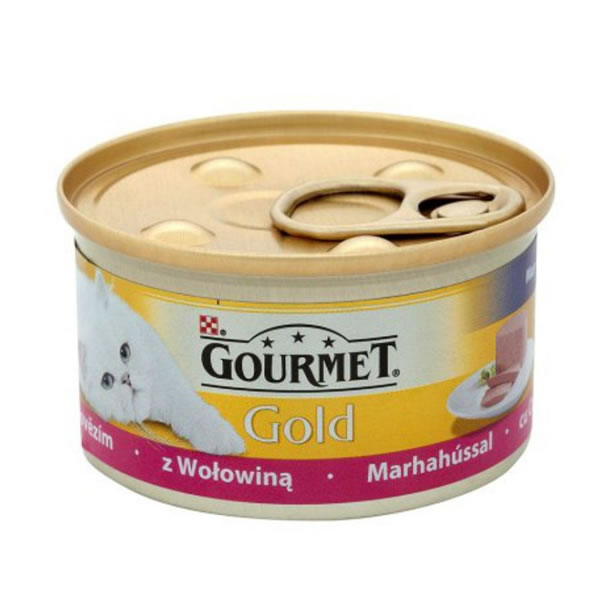 Gourmet Gold: Konzerva za mačke pašteta Govedina, 85g