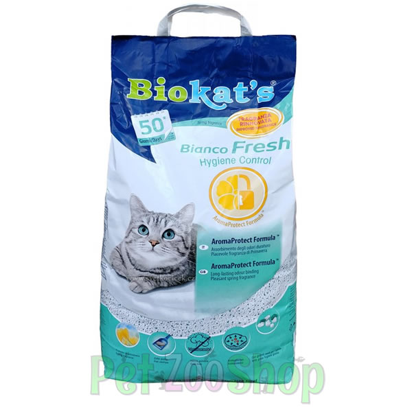 Biokat’s: Grudvajući pesak (posip) za mačke sa mirisom Bianco Fresh