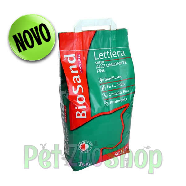 BioSand Pesak (posip) za mačke SuperClumping Fine, 7.5 kg