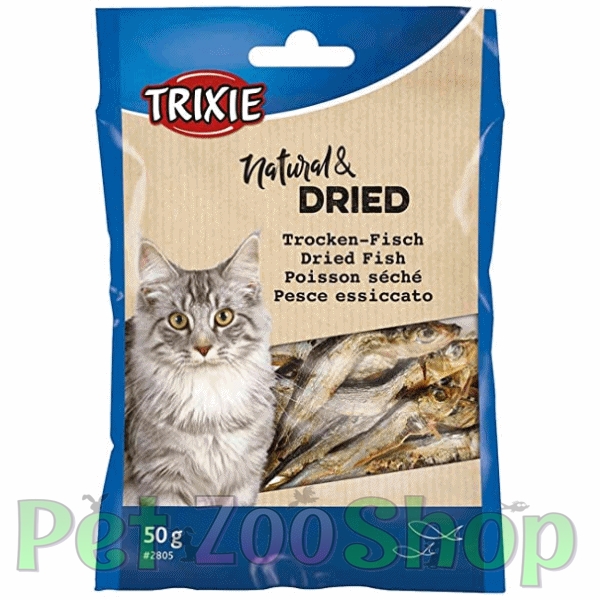 Trixie: Sušene ribice za mačke, 50 gr