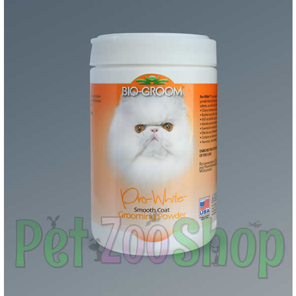 Bio Groom: Puder za mačke Pro White Smooth, 177 ml