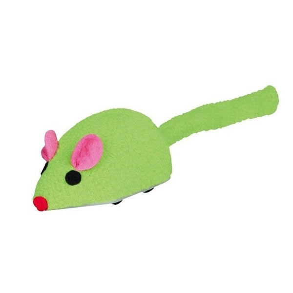 Trixie: Igračka za mačke Miš na Točkićima, 7 cm