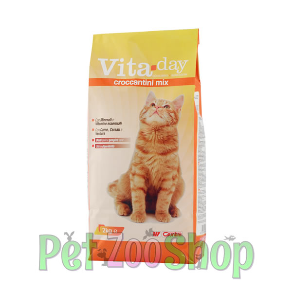 Giuntini Pet Hrana za mačke Vita Day – Croccantino Mix, 20kg