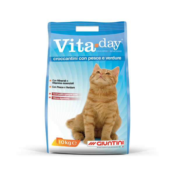 Giuntini Pet Hrana za mačke Vita Day – Croccantino Mix, 10kg