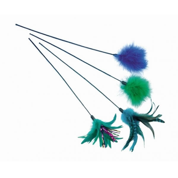Nobby Igračka za mačke – Pecaljka sa perjem/paperjem, 59 cm