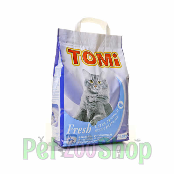 Tomi Pesak (posip) za mačke sa mirisom bora, 5 kg