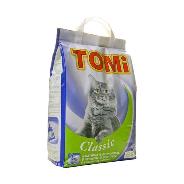 Tomi Grudvajući Pesak (posip) za mačke Classic, 5 l