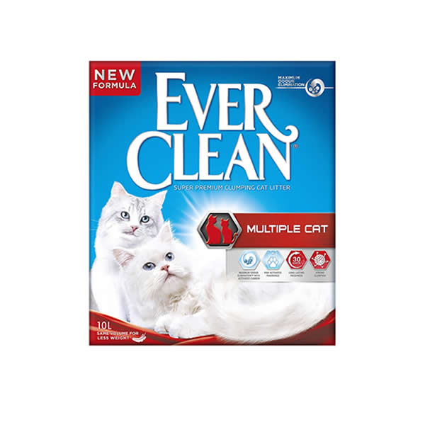 Ever Clean Pesak (posip) za mačke Multiple Cat Carbon Plus