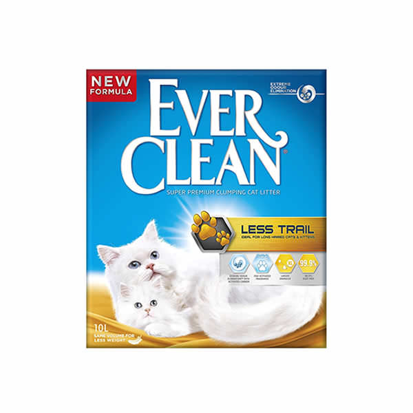 Ever Clean Pesak (posip) za mačke LessTrail CarbonPlus