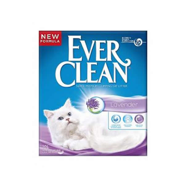 Ever Clean Pesak (posip) za mačke Fresh Lavander Carbon Plus