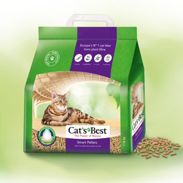 Cat’s Best Ekološki pesak (posip) za mačke Smart Pellets (Nature Gold)