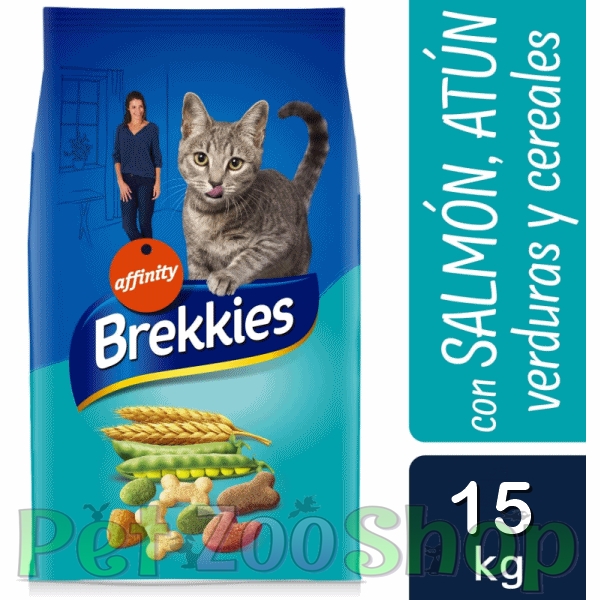 Brekkies Hrana za Mačke Losos i Tuna, 15kg