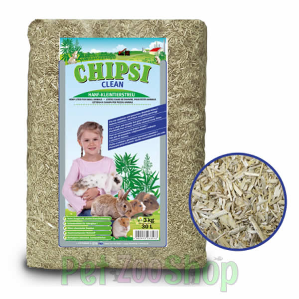 Chipsi: Podloga za male životinje Clean, 30 L