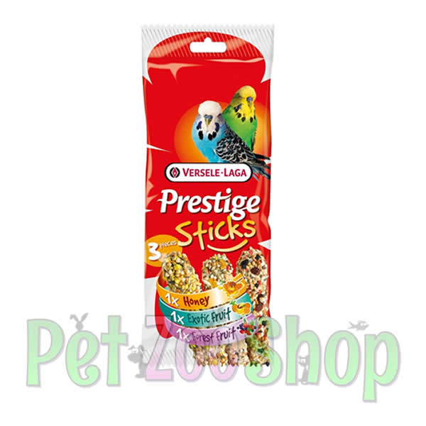 Versele-Laga/Prestige: Poslastice za tigrice Sticks Budgies Triple Variety, 3x30gr