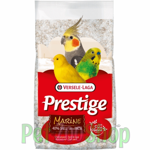 Versele-Laga/Prestige: Posip od drobljenih školjki Premium Marine Shellsand, 5 kg