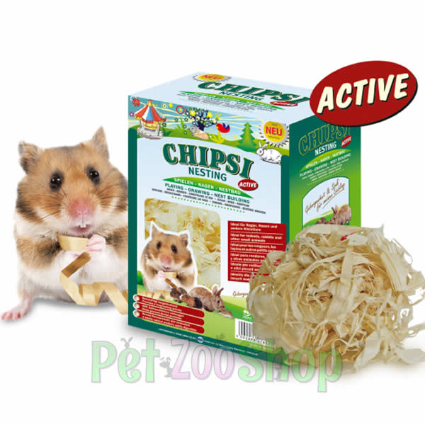 Chipsi: Jestiva igračka za glodare Nesting Active, 0,5 kg