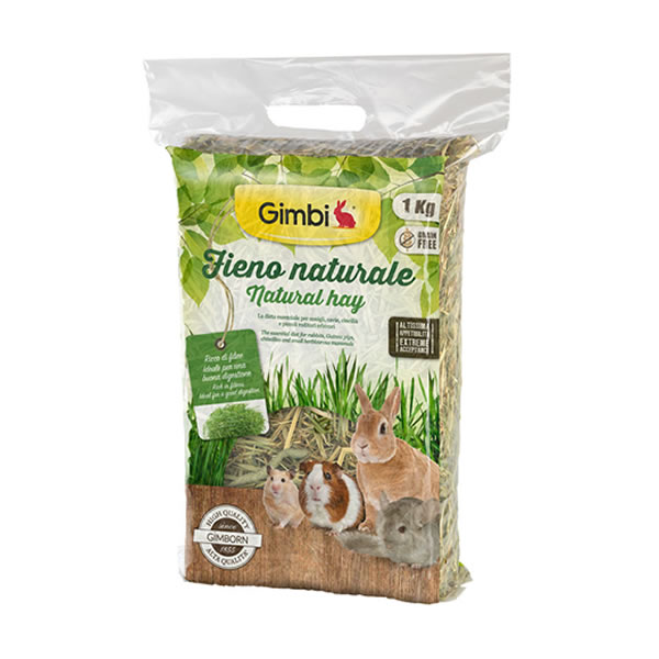 Gimbi: Seno za glodare Natural Hay, 1 kg