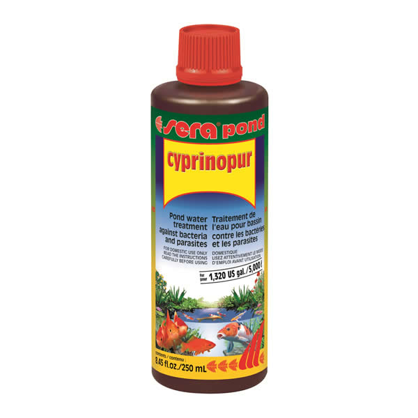 Sera Tretman protiv ektoparazita kod vrtnih ribica Cyprinopur, 250 ml