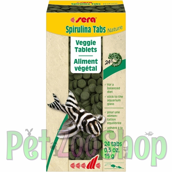 Sera Hrana za ribice u tabletama, Spirulina Tabs