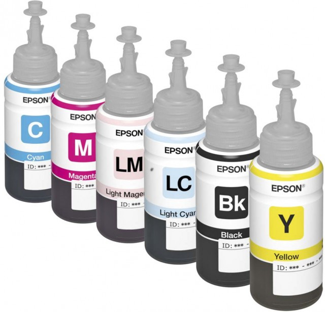 Komplet boja 6x70ml za Epson Ciss štampače ( L800, L805, L810, L850, L1800 )