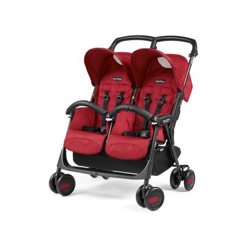 Kolica za blizance Peg Perego Aria Shopper Twin Class Geo Red