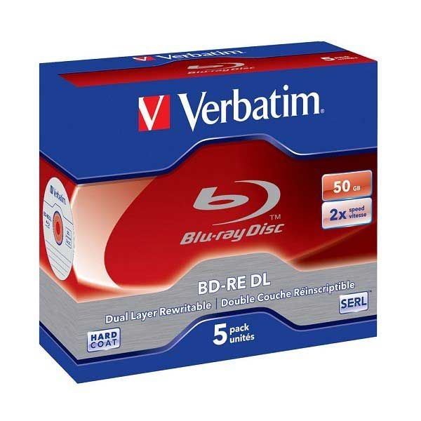 Verbatim 43760 BLU-RAY RW disk 50GB DUAL LAYER BD-RE 2X ( 5250RW/Z )