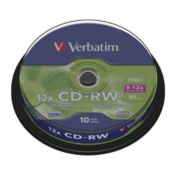 Verbatim 43480 CD-RW 700MB 8-12X ( 377B/Z )