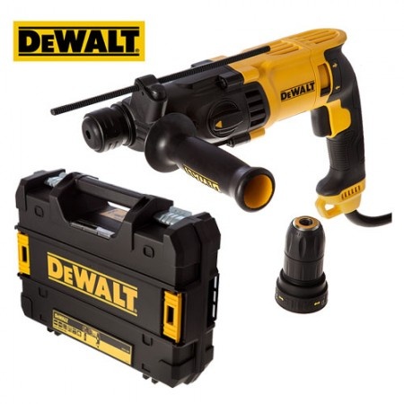 DeWalt D25134K elektro pneumatski čekić kombinovani + 26mm 800W + brzostezna glava