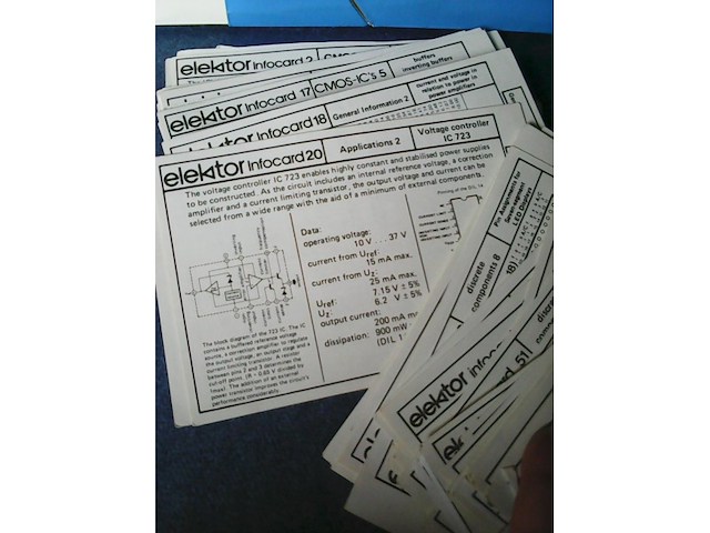 ELEKTOR INFOCARD -(KATALOG)