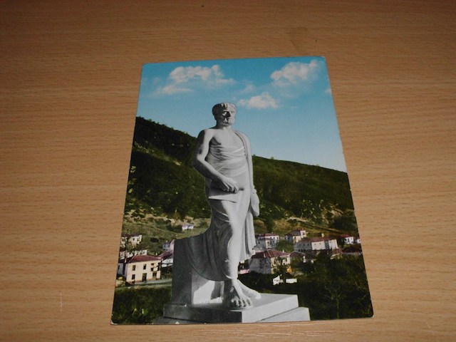 Razglednica - Grčka - Statua Arislotel - čista