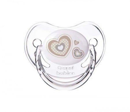 Canpol orthodontic baby silikonska varalica 18+m 22/567 "newborn baby" 1kom - hearts ( 22/567_bei )