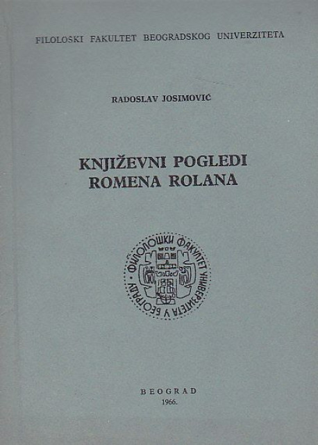 Književni pogledi Romena Rolana - Radoslav Josimović