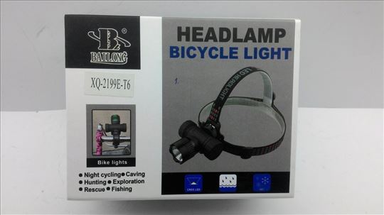 Lampa za glavu i bicikl