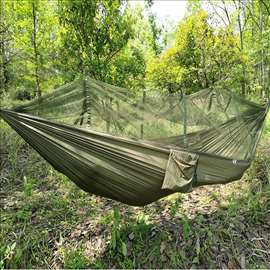 Ležaljka, kamp krevet sa mrežom protiv komaraca
