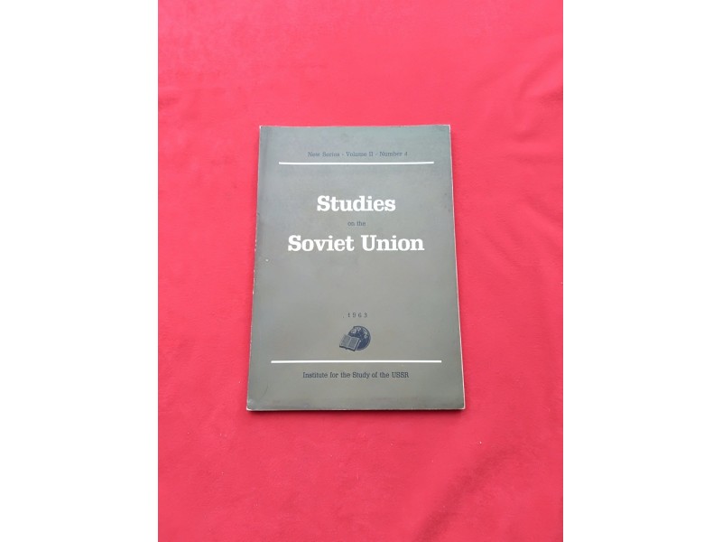 Studies on the Soviet Union