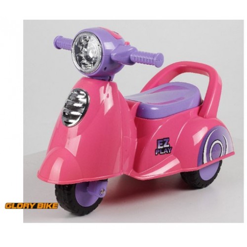 Glory Bike guralica dečija vespa roze