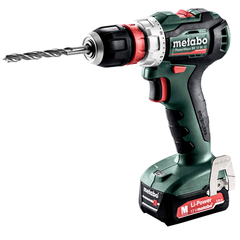 Metabo - Akumulatorska bušilica/odvrtač PowerMaxx BS 12 BL Q