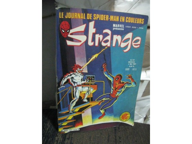 LE JOURNAL DE SPIDER-MAN EN COULEURS - STRANGE - BR 137