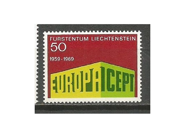 Liechtenstein 1969. EVROPA CEPT cista