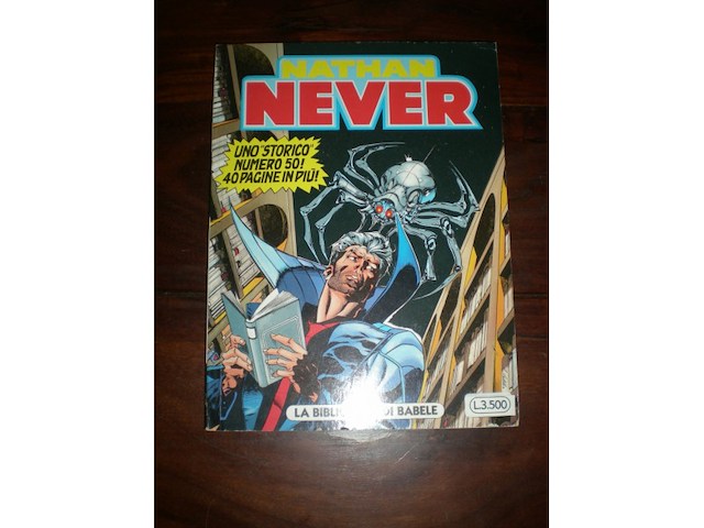 NATHAN  NEVER  50 la biblioteca di babele*