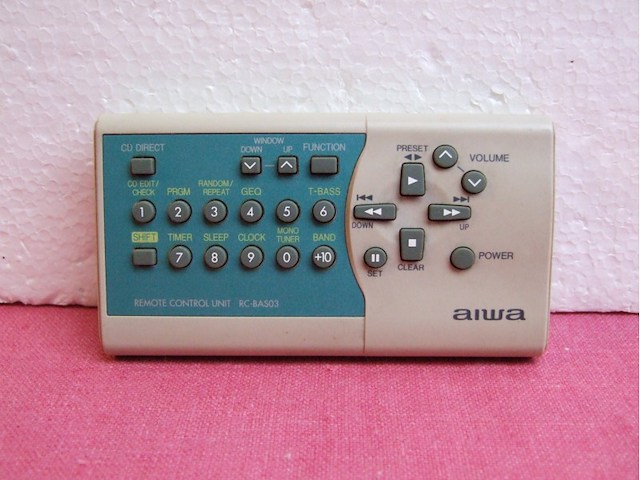 Aiwa RC-BAS03 daljinski ORIGINAL + GARANCIJA!