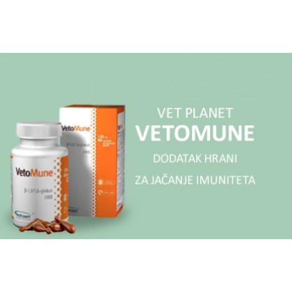 VETOMUNE KAPSULE 60kom. CENA-2000din.
Vet Planet: VetoMune za jačanje imuniteta