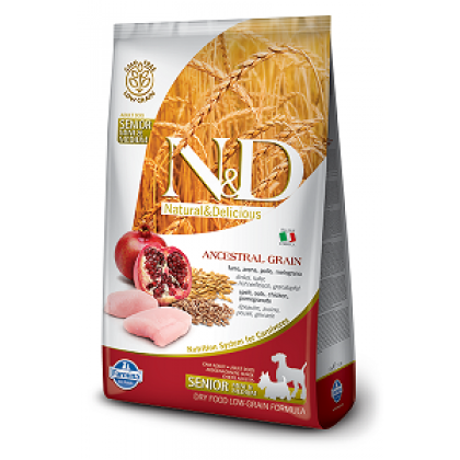 FARMINA N&D LOW GRAIN SENIOR MINI & MEDIUM 2.5kg