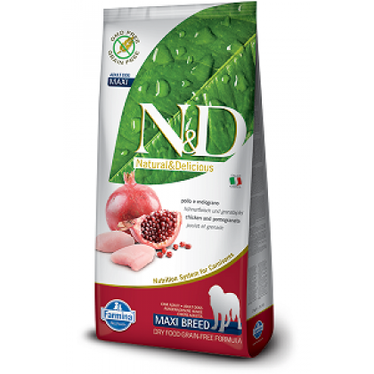 FARMINA N&D PRIME MAXI ADULT Chicken&Pomegrante 12kg