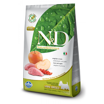 FARMINA N&D PRIME MINI ADULT Boar&Apple 0.8kg