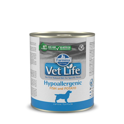 HYPOALLERGENIC FISH&POTATO 300gr KONZERVA Farmina Vet Life